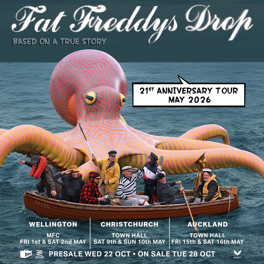 Fat Freddy's Drop 2026 - TWO NIGHTS at the Auckland Town Hall! | 95bFM